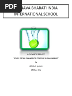 Presence of Oxalate Ions in Guava Chemistry Investigatory Project | PDF ...