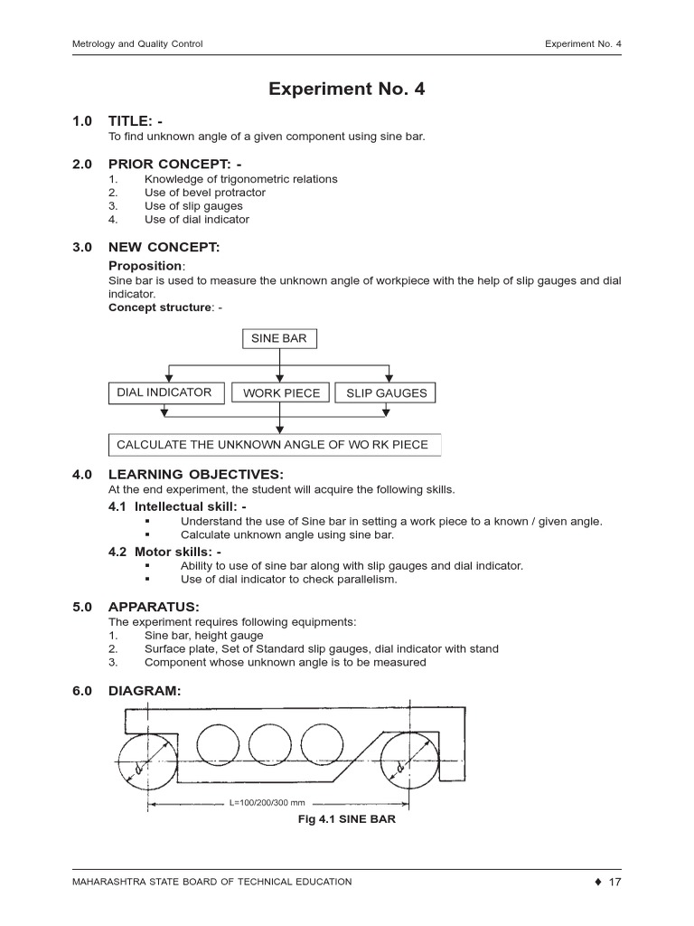 Experiment 4 | PDF | Sine | Angle