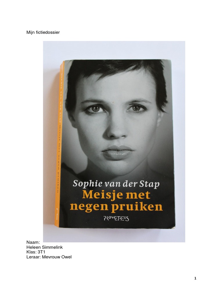 Mijn Fictiedossier 1 - Nederlands Meisje Met de Negen Pruiken | PDF