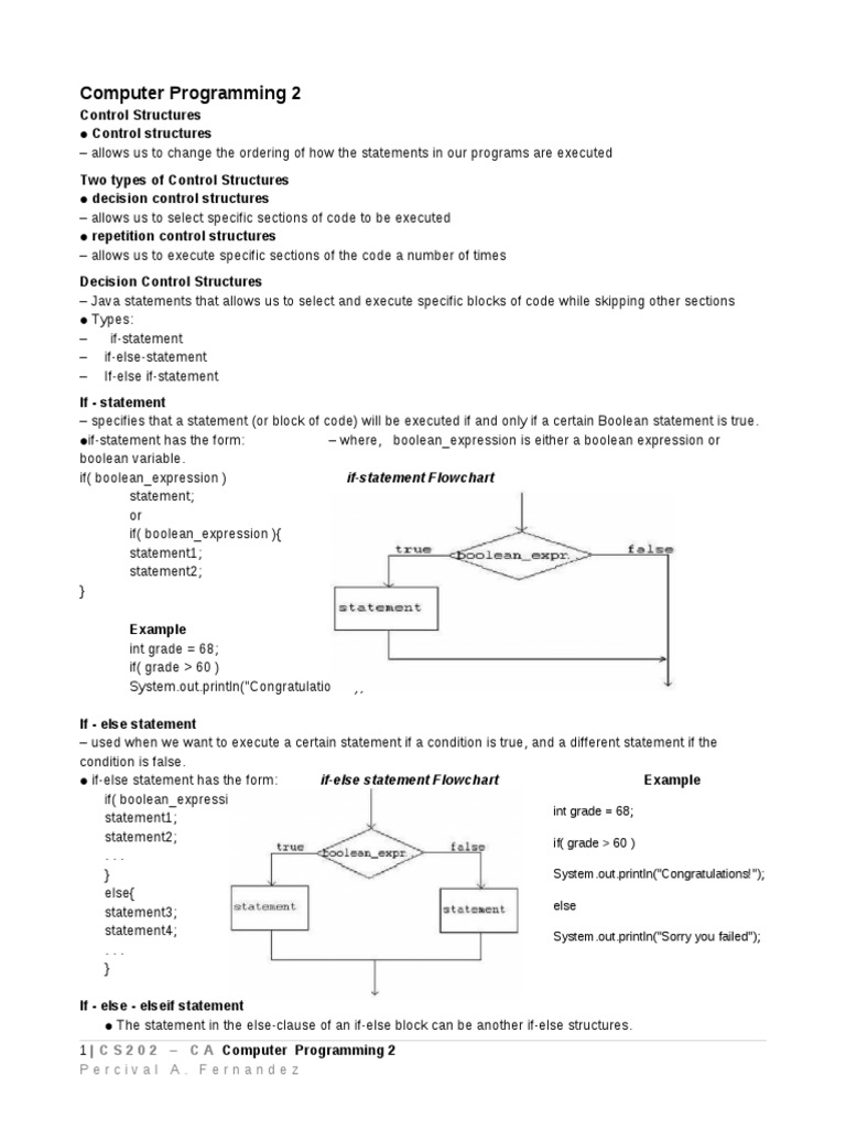 Cs202 - Compo2 - Part 2 | Download Free PDF | Control Flow | Boolean Data Type