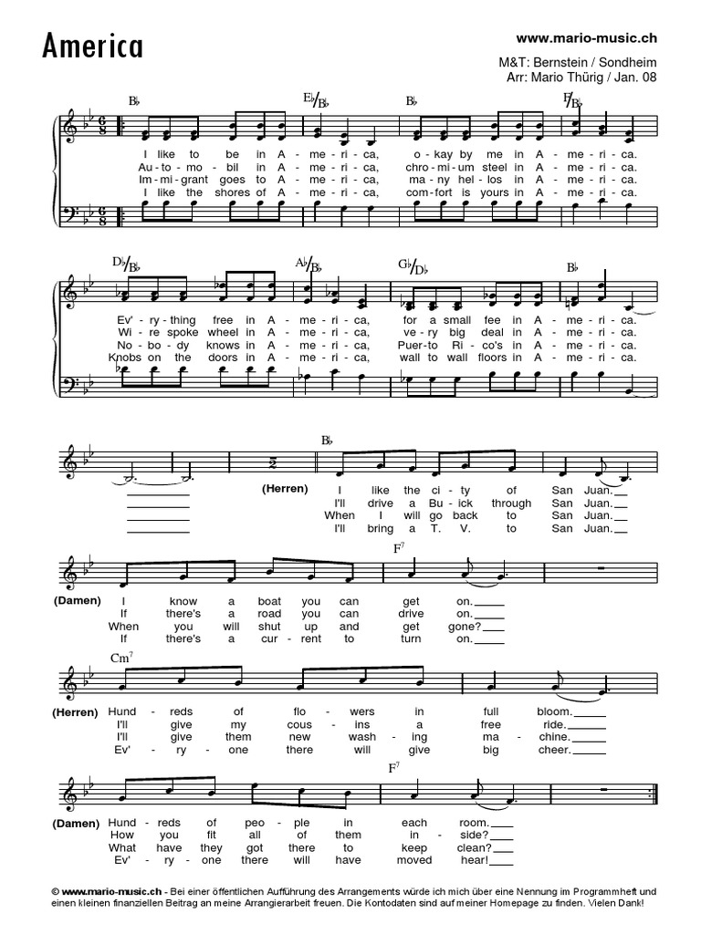 Sheet Music America | PDF