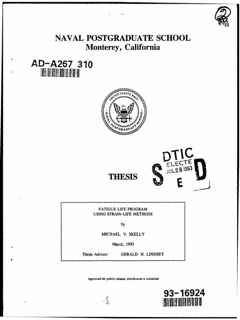 Fatigue Life Program Using Strain-Life Methods | PDF | Strength Of ...