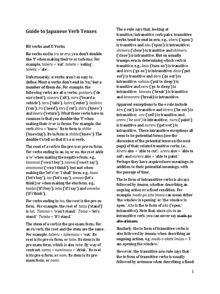 japanese-verb-tenses-031414-pdf-verb-japanese-language
