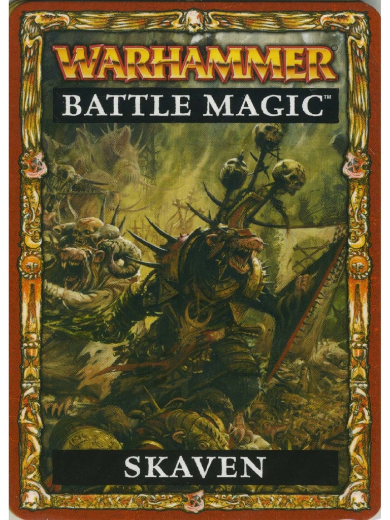Warhammer Battle Magic - (2010) - Skaven | PDF