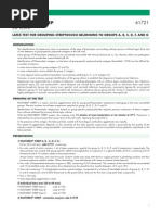PASTOREX STAPH-PLUS Test for S. aureus | PDF | Staphylococcus ...