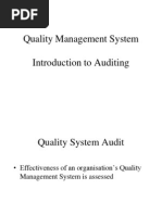 Module 3-Quality Management System (QMS) | PDF | Audit | Quality ...