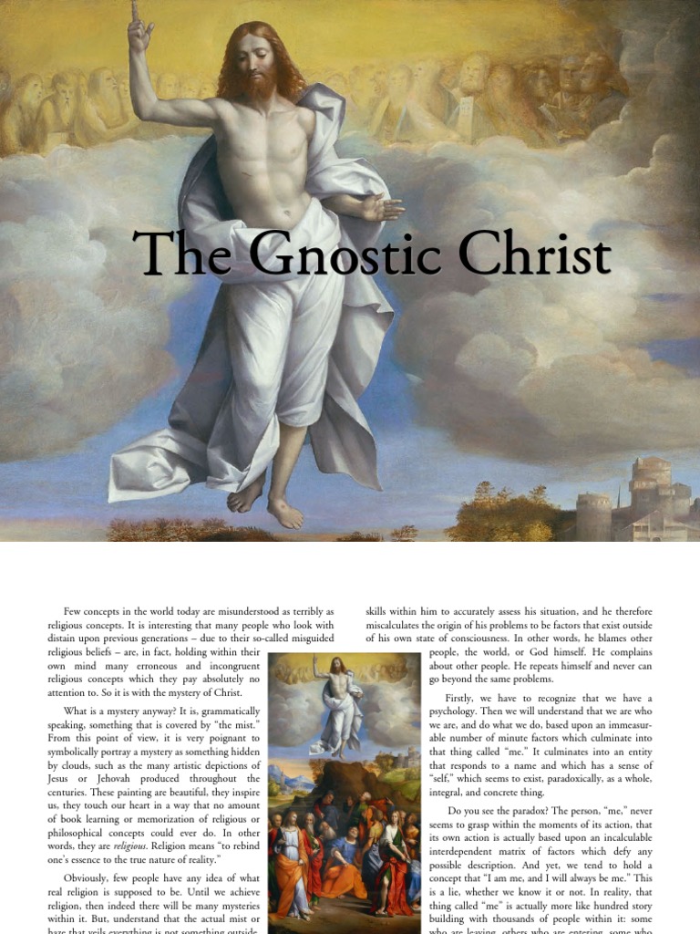 The Gnostic Christ | PDF | Self | Jesus