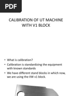 UT Equipment Calibration Procedure | PDF | Calibration | Ultrasound