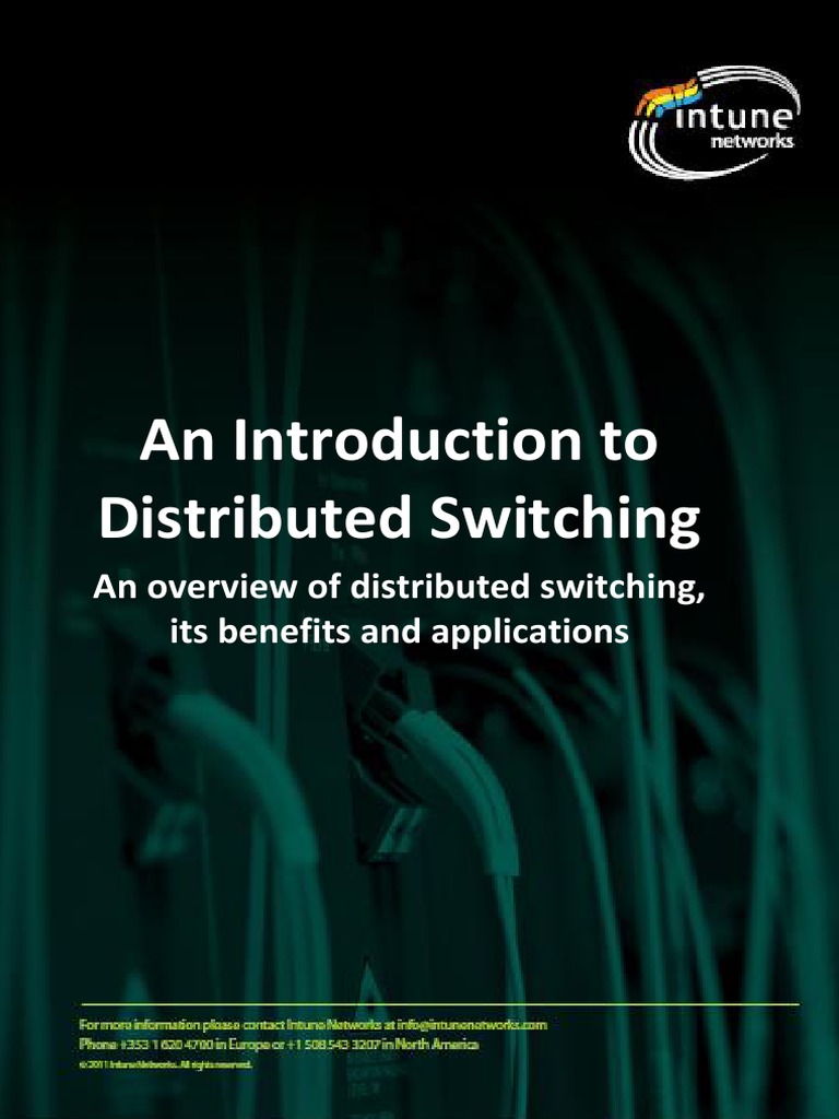 Distributed Switching Overview | PDF | Network Switch | Network Topology