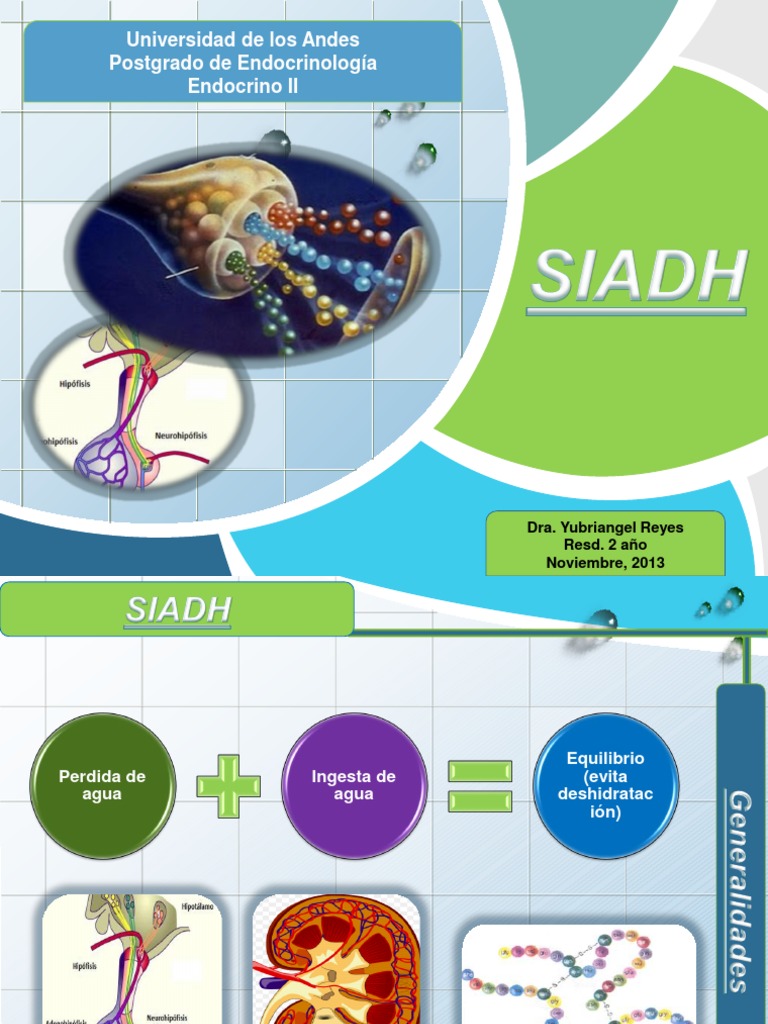 SIADH | PDF | Sodio | Especialidades Medicas