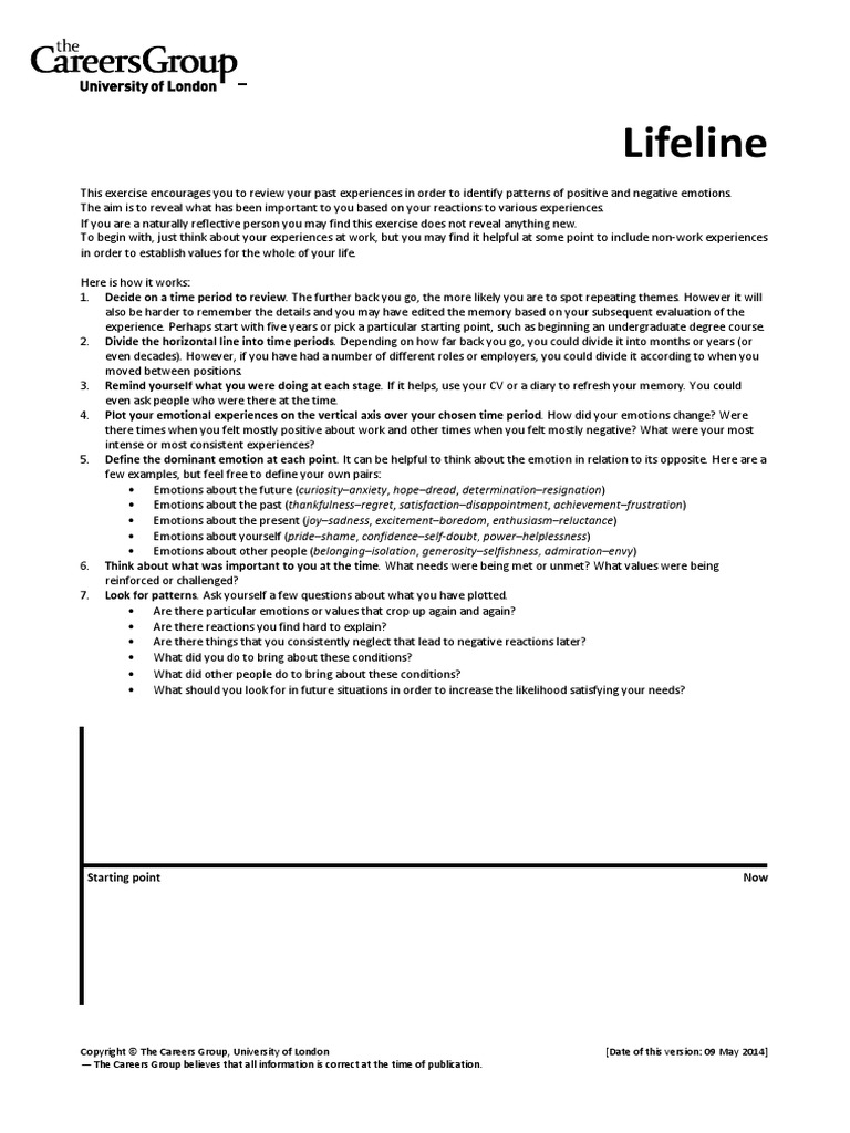 Lifeline: Starting Point Now | PDF | Emotions | Memory
