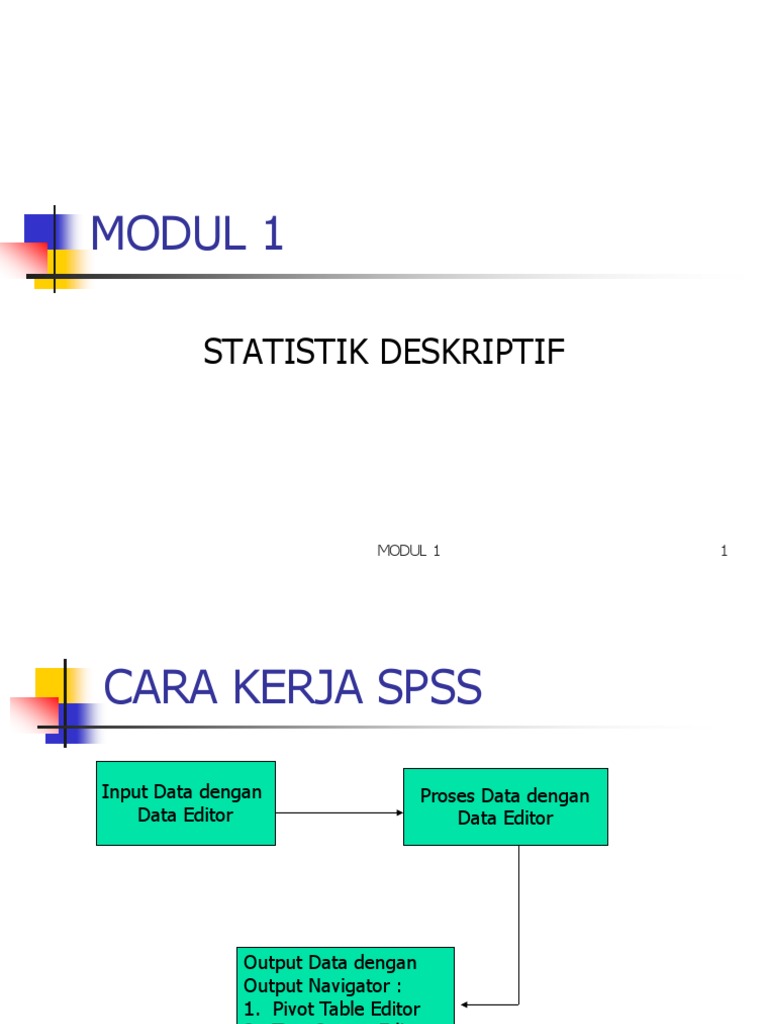 Modul Spss | PDF