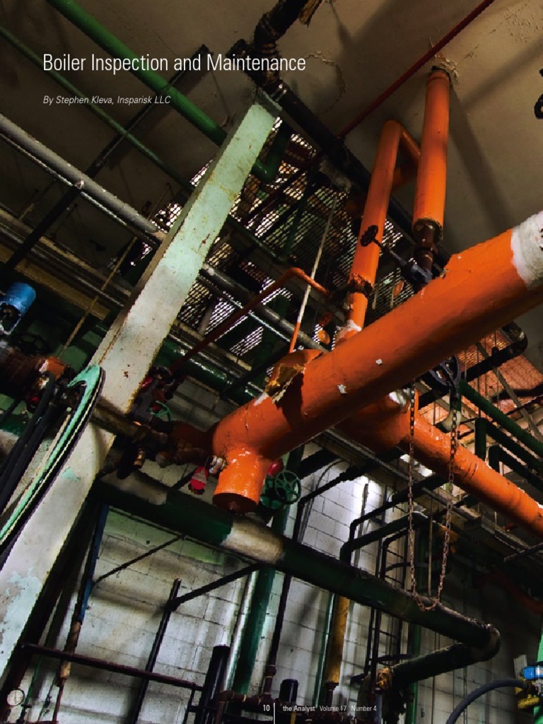 Boiler Inspection Maintenance | PDF | Boiler | Valve