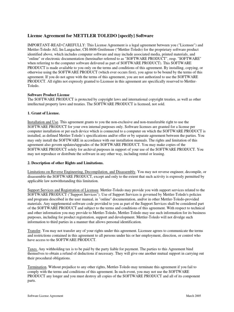 End User Licenseagreementsoftwareenglish080201 | PDF | License | Copyright