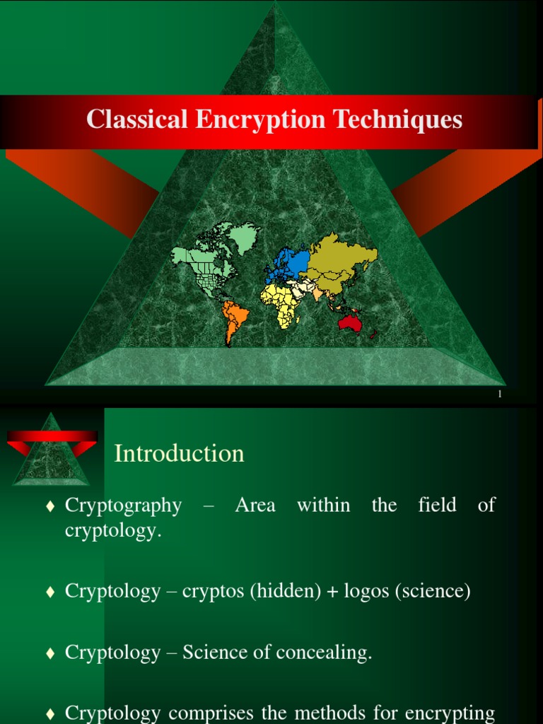 Classical Encryption Techniques | PDF | Cryptography | Cipher Classical Encryption Techniques | PDF | Cryptography | Cipher