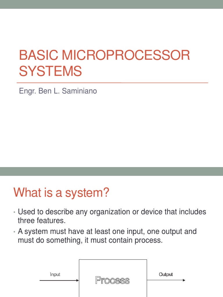 Understanding Microprocessor Systems | PDF