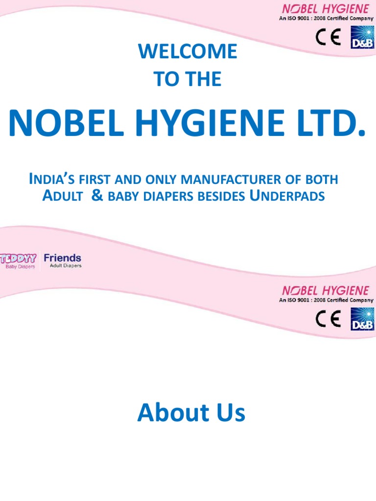 Nobel Hygiene Ltd | Diaper | Brand