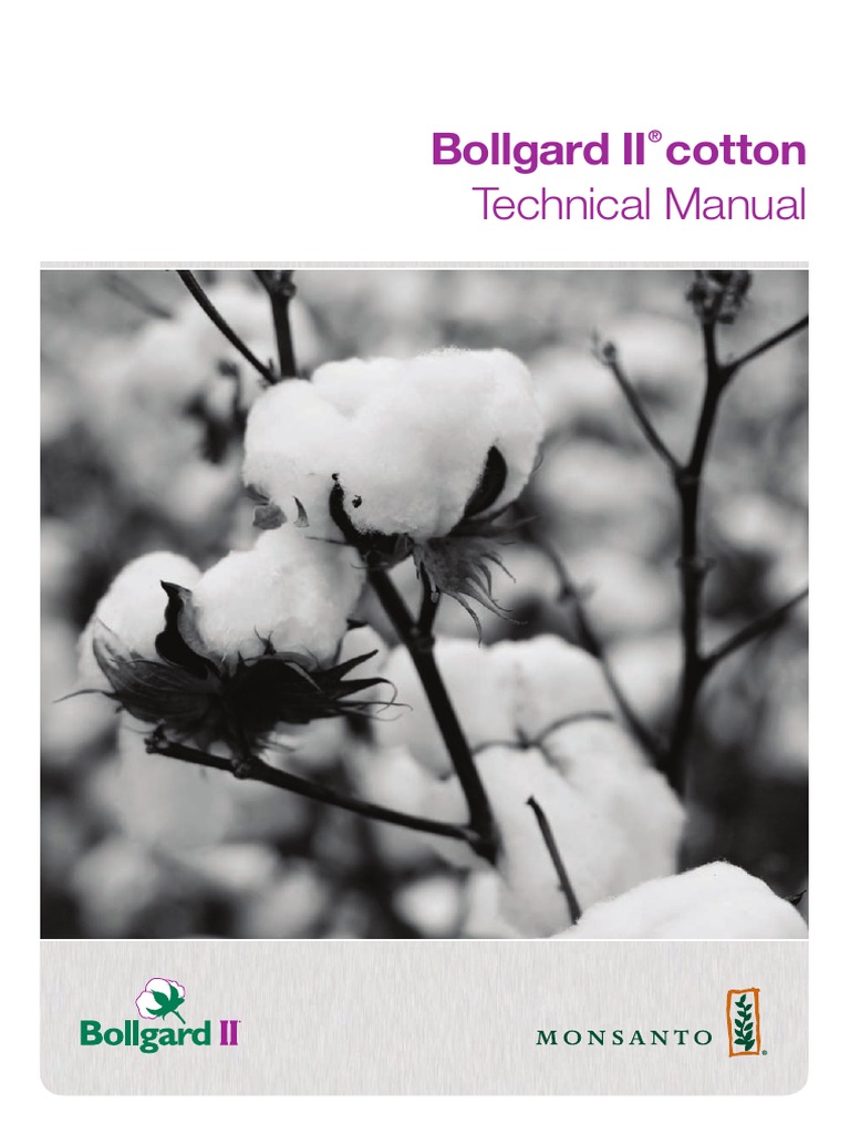Bollgard II Technical Manual | PDF | Pesticide | Plant Breeding