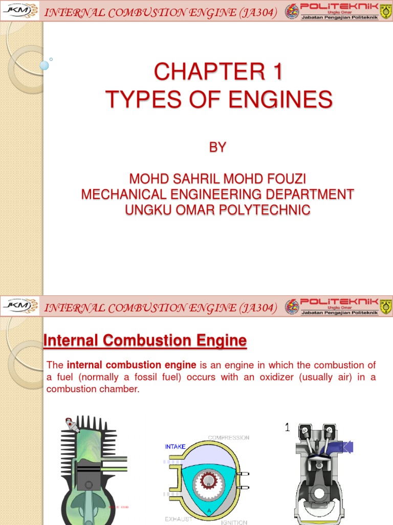 Types of Engines | PDF | Internal Combustion Engine | Gas Turbine