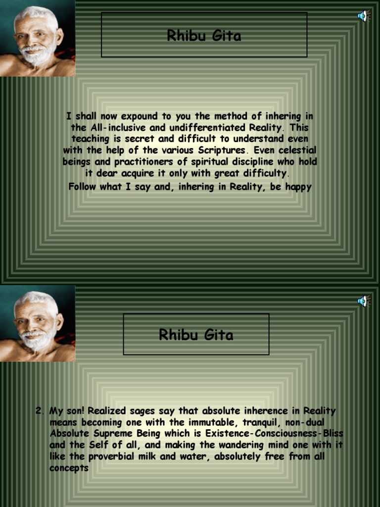 Ribhu Gita Pdf Nondualism Absolute Philosophy