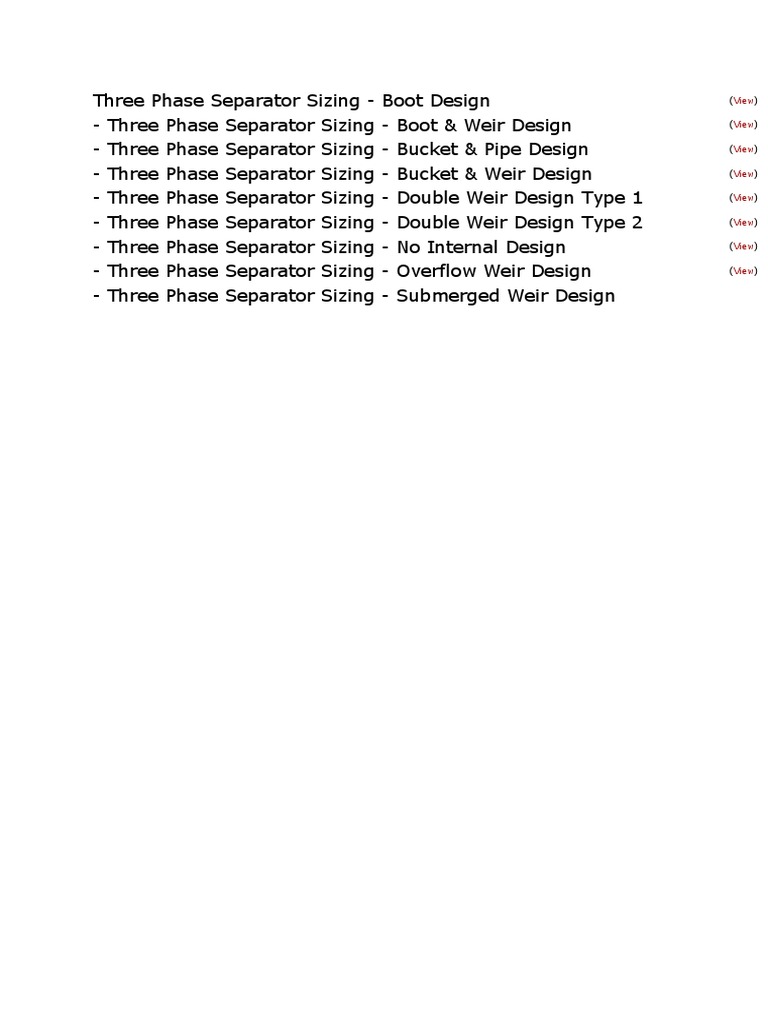 Three Phase Separator Sizing Guide | PDF
