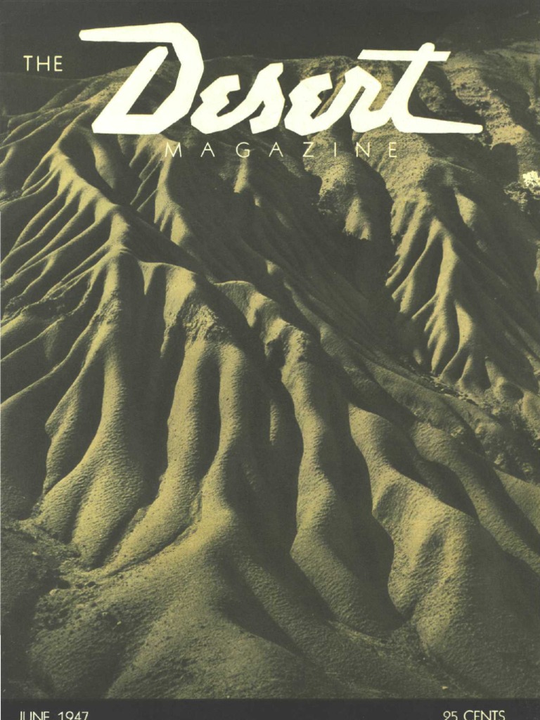 194706 Desert Magazine 1947 June | Utah | Desert