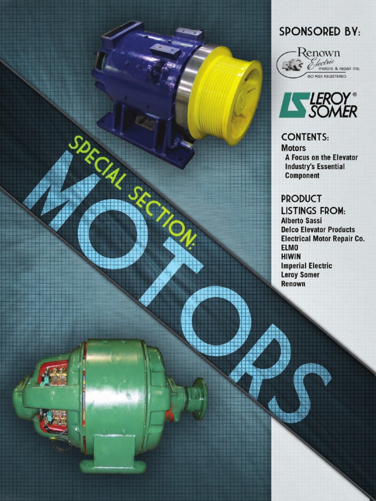 Motors | PDF | Elevator | Electric Motor