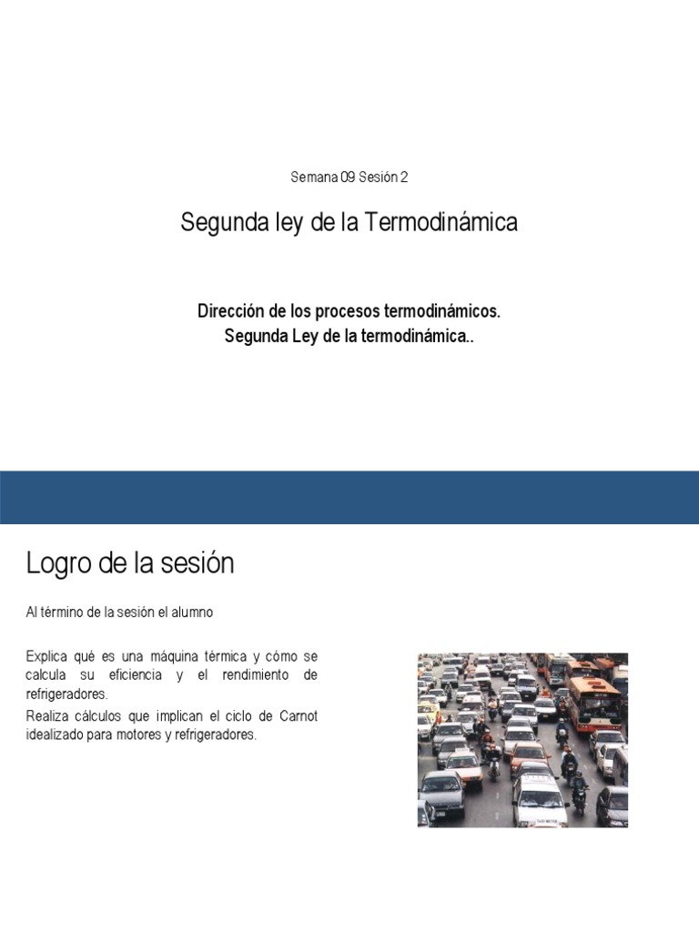 02 - La Segunda Ley de La Termodin Mica | PDF | Termodinámica | Calor