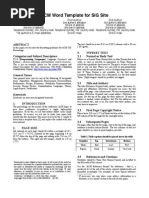 Acm Template | PDF | Microsoft Word | Tag (Metadata)