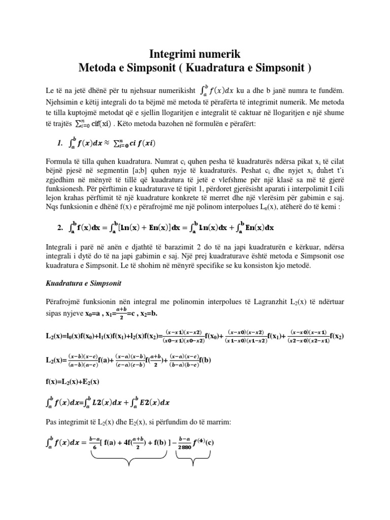 Analiza Numerike | PDF