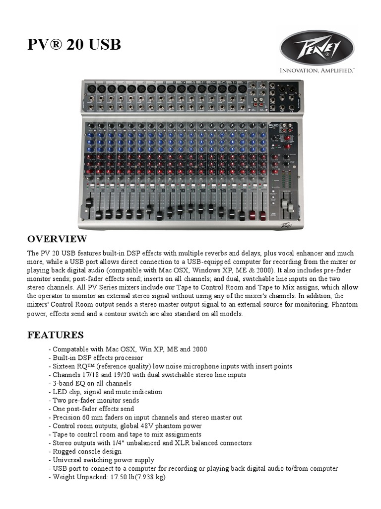 PV® 20 Usb | PDF | Computers