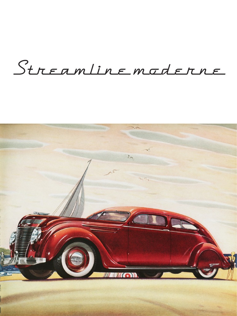 Streamline Moderne Por Manuel Florensa Bellés | PDF | Arte deco | Coche