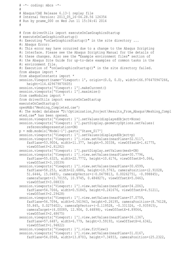 Abaqus | PDF | Computer Engineering | Computer Programming