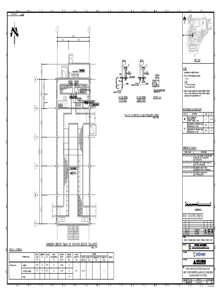 Md1-0-F-750!23!00192 Fire Fighting Piping Plan For Unit 1 Esp Control ...