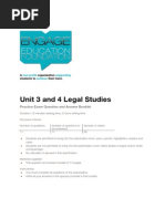 VCE Legal Studies Unit 3 AOS 1 Practice | PDF | Plea | Common Law