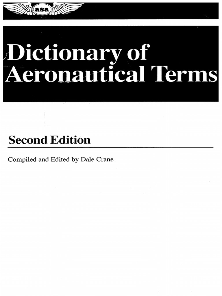 Dictionary of Aeronautical Terms | PDF