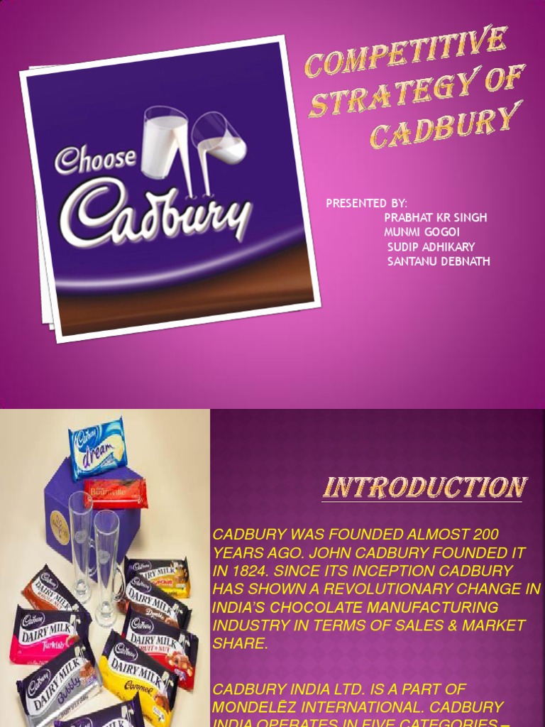 Competitive Strategy of Cadbury | PDF | Brand | Chocolate