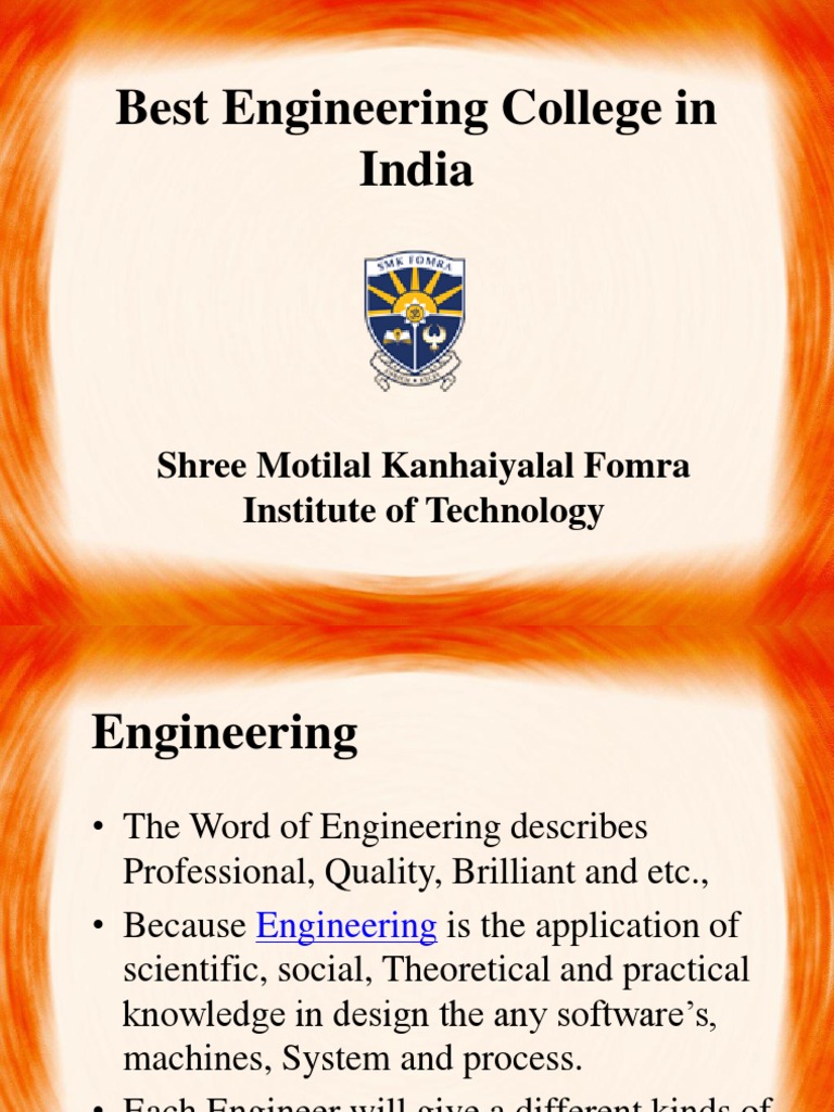 Best Engineering College in India | PDF