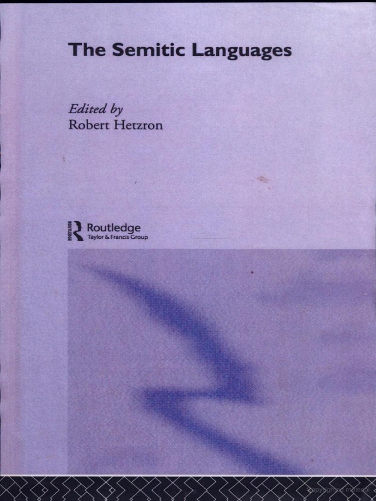 The Semitic Languages | PDF