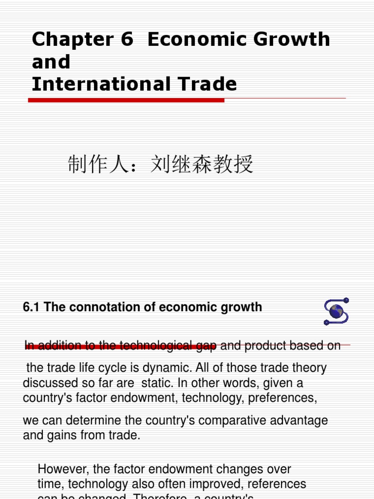 CH6 Economic Growth and International Trade | PDF | Economic Growth ...