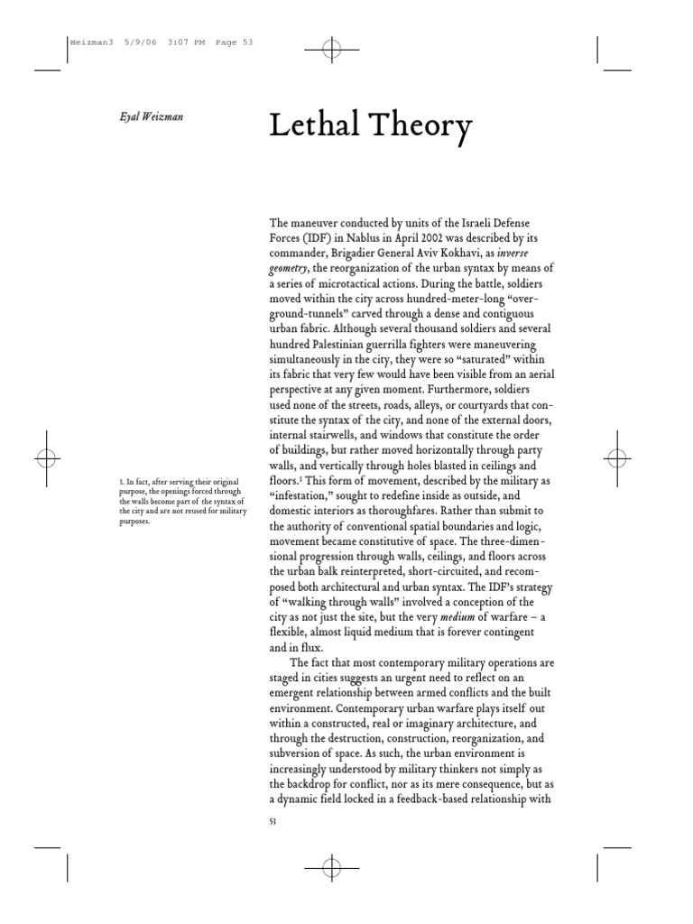 Lethal Theory | PDF