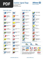 Letter Flags (With ICS Meaning) : International Code of Signals | PDF ...