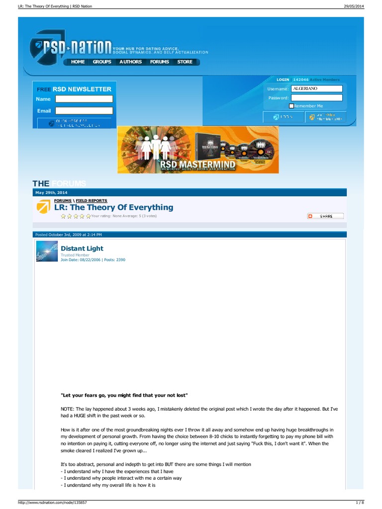 LR The Theory of Everything RSD Nation | PDF | Time | Nature