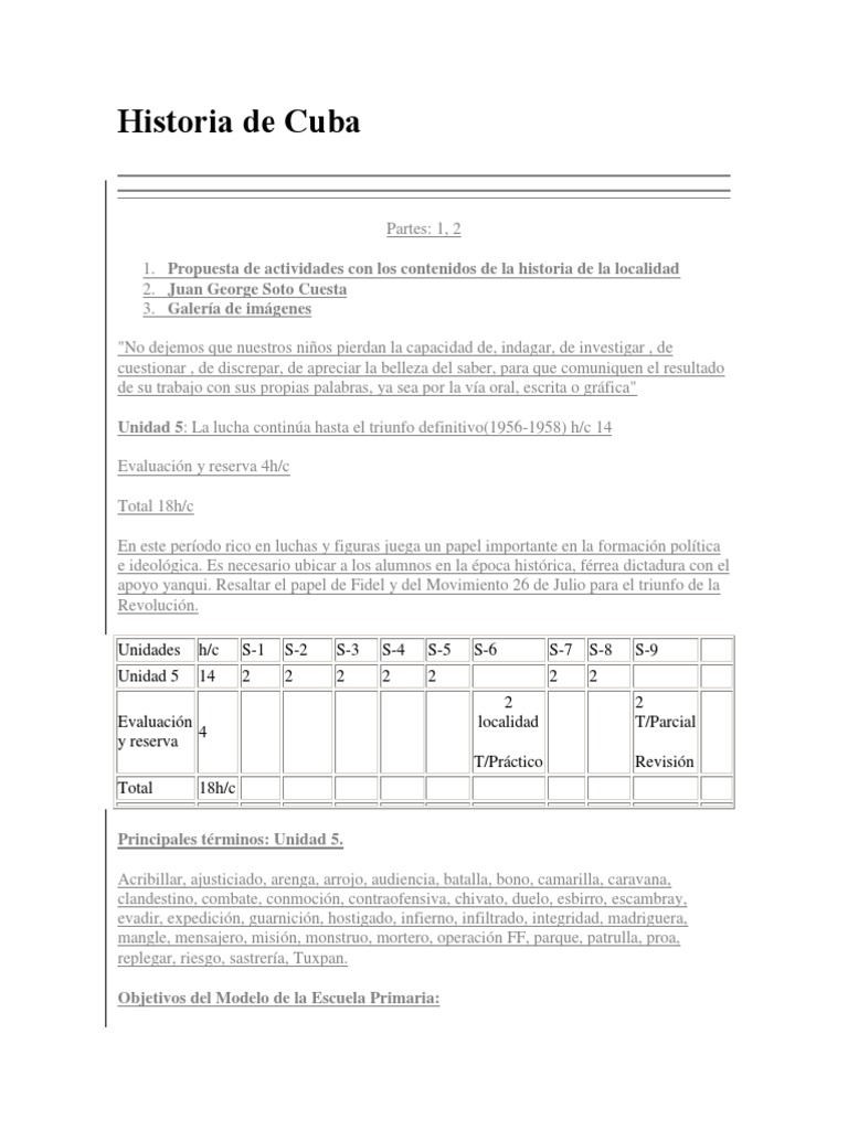 Historia de Cuba | PDF | Cuba | Fidel Castro