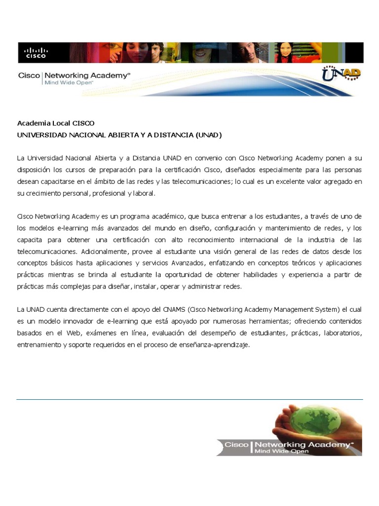 Lineamientos Academia Cisco 2013 Ok | PDF | Prueba (evaluación) | Tecnologia Educacional