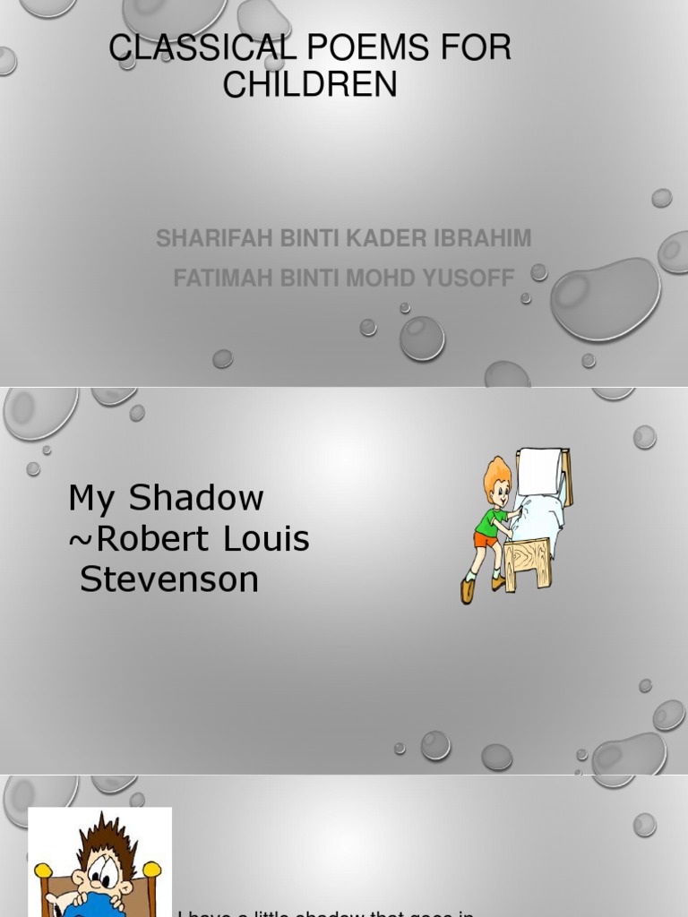 Classical Poems for Kids | PDF | Poetry