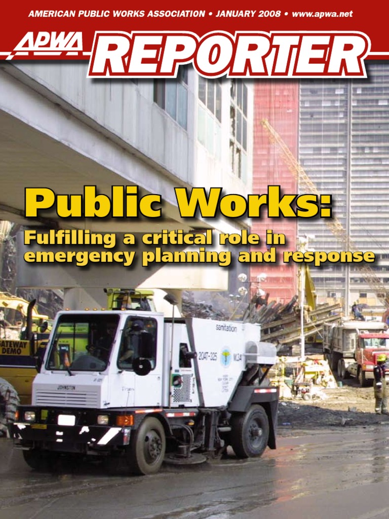 January 2008 APWA Reporter | PDF | Arc Gis | Esri