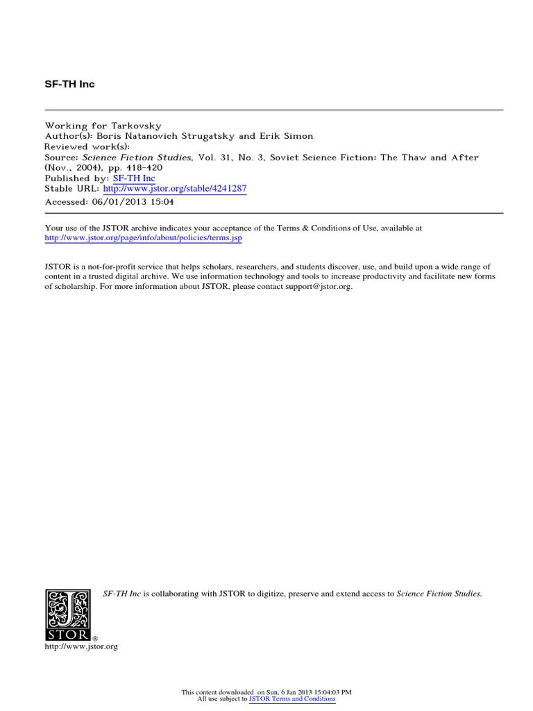 Stalker Script Challenges | PDF | Science Fiction | Reality