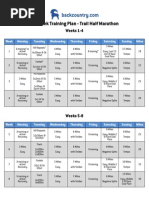 Your 1/2 Marathon Training Plan | PDF | Individual Sports | Long ...