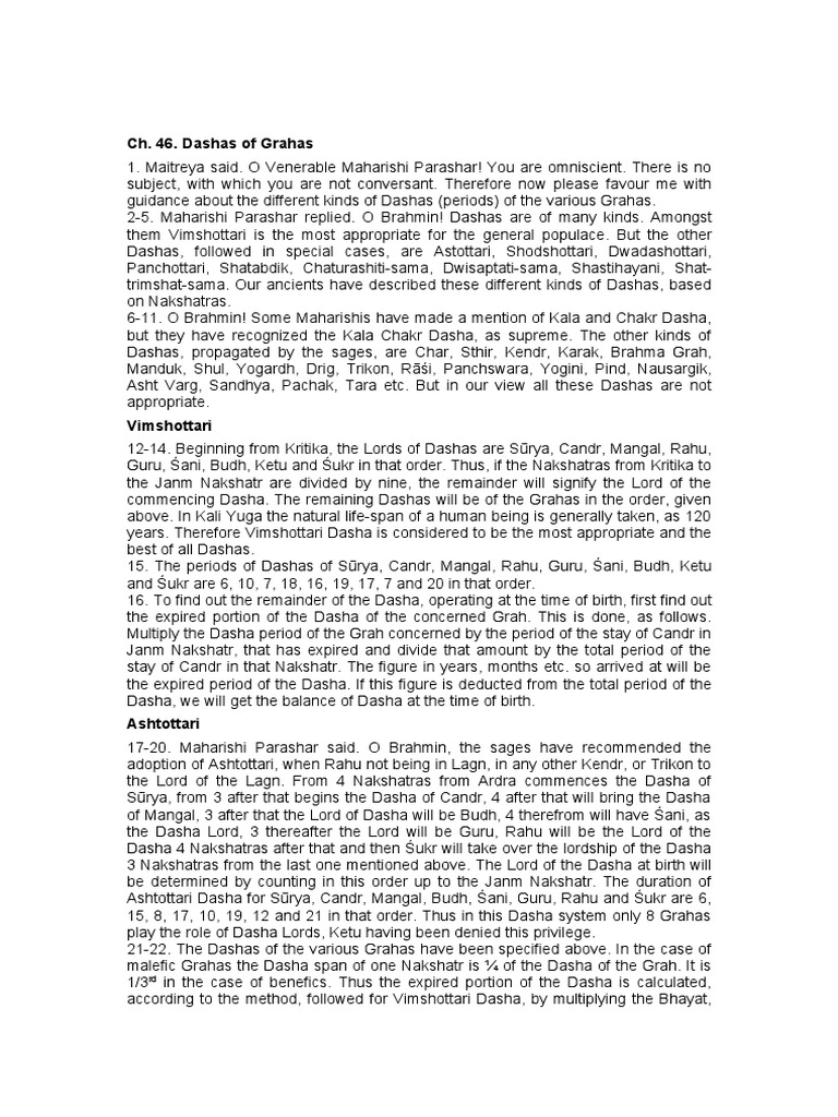 BPHS (Part-2) | PDF | Hindu Astrology | Astrology